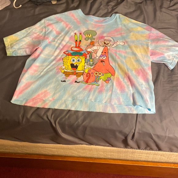 Nickelodeon | Shirts & Tops | Spongebob Crop Top For Kids Girls | Poshmark